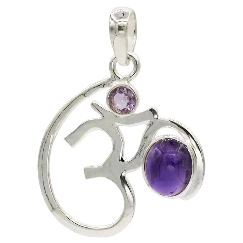Blume des Lebens Anhänger 925 Silber mit Amethyst - esoterik Shop ...
