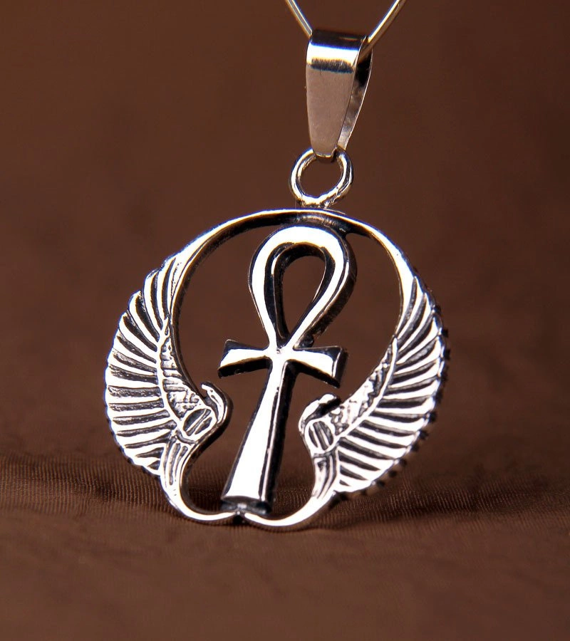 Nilschlüssel mit Flügeln Talisman aus Silber 925 - esoterik Shop online ...
